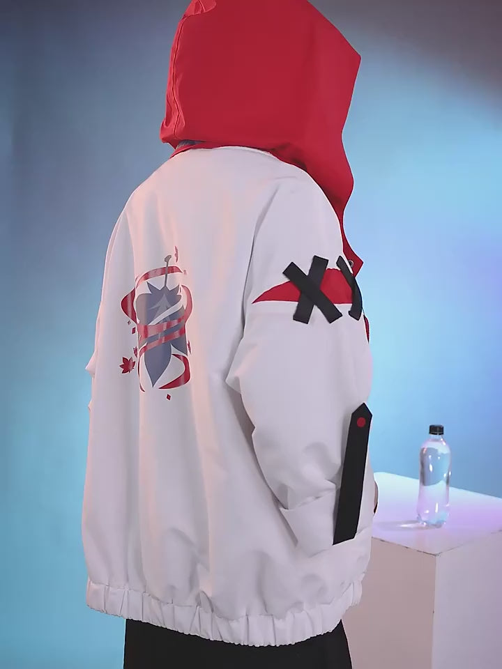 Kaedehara Kazuha Daily Wear Hooded Cardigan Jacket Genshin Impact – MoonCos