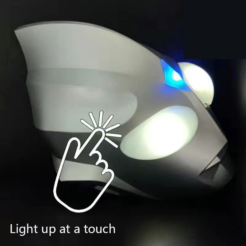 3D Ultraman Cosplay Helmet Touchable Headgear with light Ultraman Tiga ...