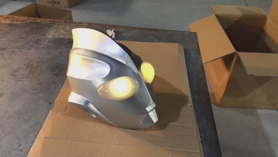 Ultraman Cosplay Helmet Headgear with light Ultraman Tiga Cos Wearable ...