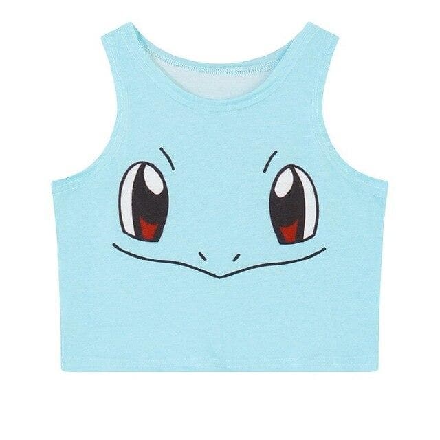 Cute Cartoon Tank Top Anime Vest Kawaii Pikachu Cartoon Sexy Tank top ...