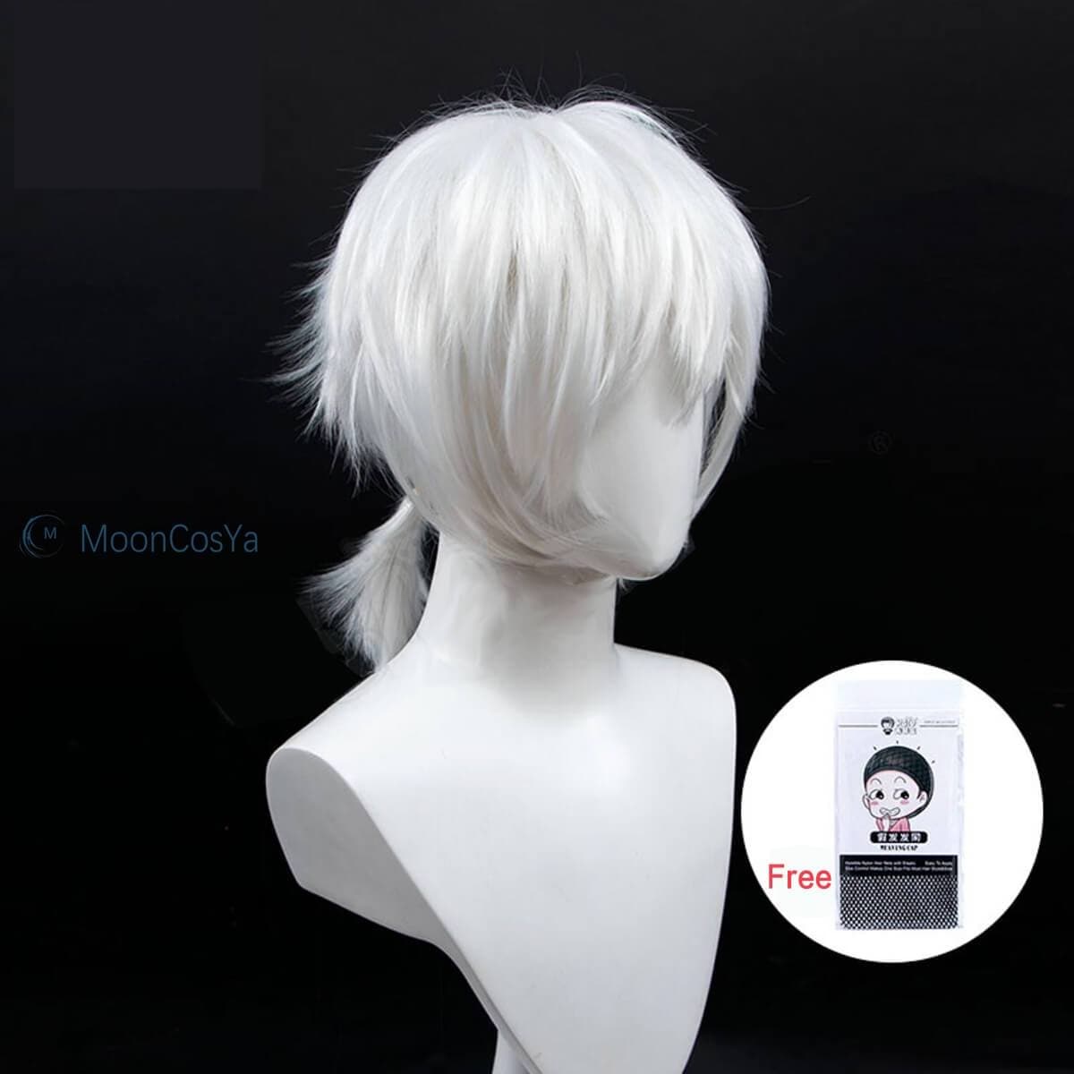 Fushi Cosplay Wig Anime To your eternity Cos Wig White wig – MoonCos