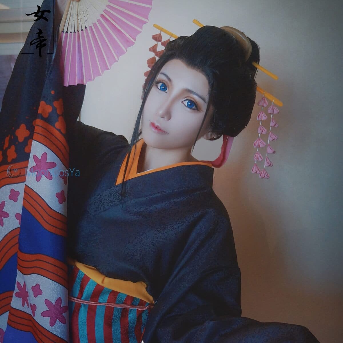 Nico Robin Kimono Cosplay Costume Anime One Piece Wano Country | MoonCosYa